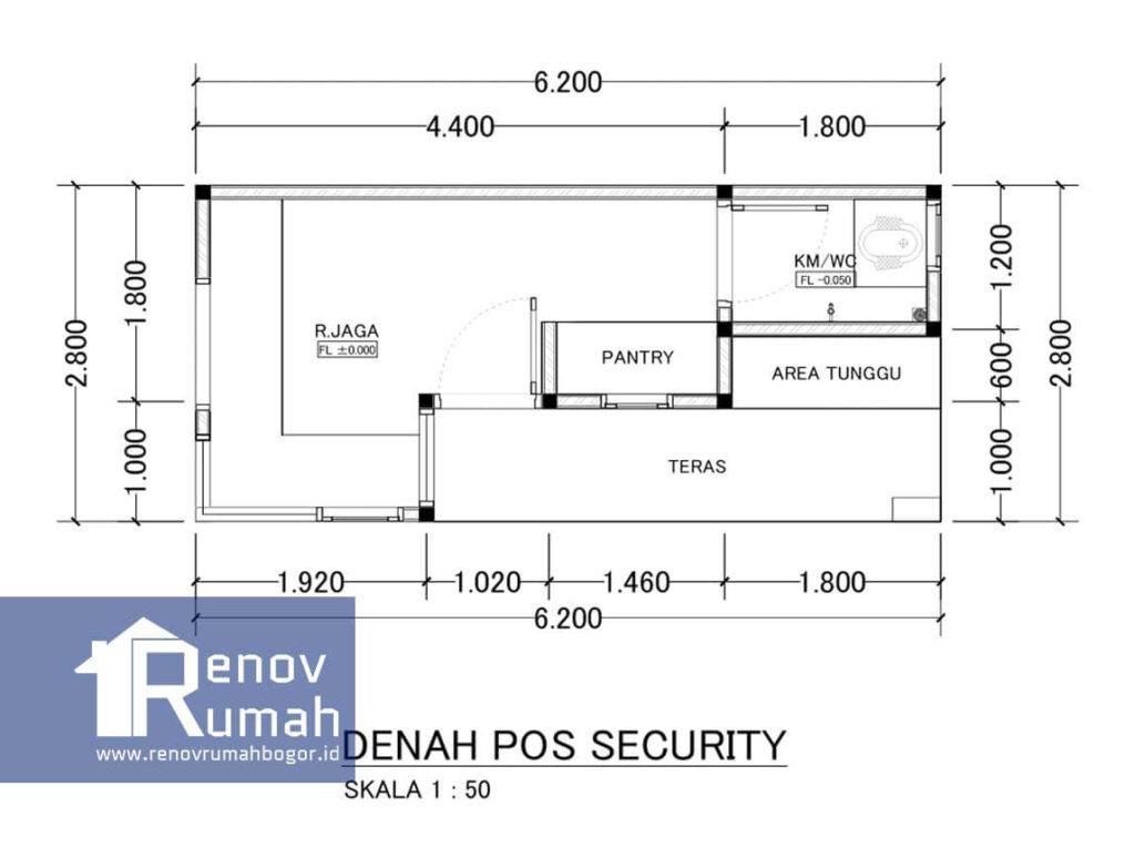 Bangun Pos Security Di Bogor | renovrumahbogor.id